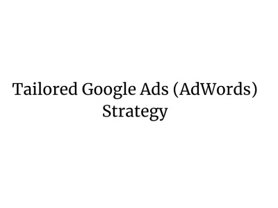Tailored Google Ads (AdWords) Strategy | Upwork