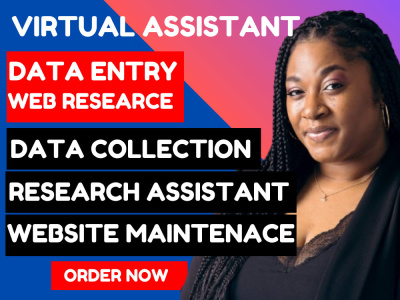 Virtual assistant for data entry and web research | Upwork