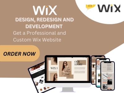 A responsive Wix Website design | Upwork