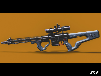 Hyperrealistic game-ready weapon 3D model | Upwork
