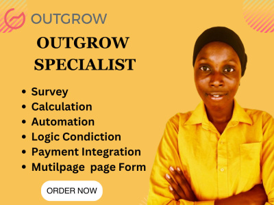 Online form survey, quiz and calculator on outgrow | Upwork