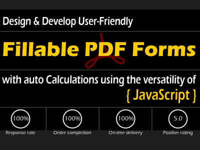 Fillable PDF Forms with Auto Calculations & Javascript features | Upwork