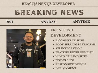 An Expert React Web Applications | Frontend | Next.js & Redux Specialist | Upwork