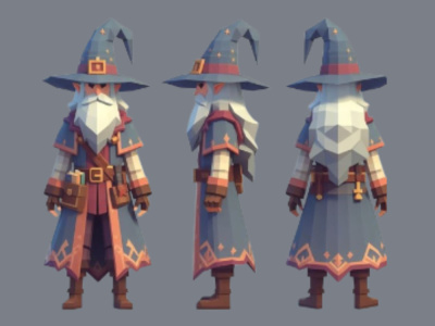 A psx ps1 n64 low poly retro model for your game 3d game character 3d ...