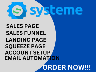 Systeme io sales funnel, sales page, systeme landing page and campaigns ...