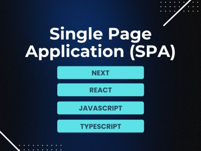 Single page application using Next, React, JavaScript, & Typescript | Upwork