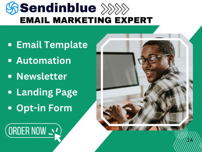 Sendinblue Newsletter, Email Template, Sendinblue Landing Page ...