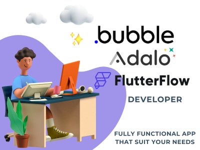 Bubble Developer Bubble.io Adalo Bubble Saas mvp Flutterflow Bubble Website | Upwork