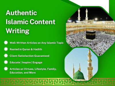 Well-Written Islamic Articles Perfectly Tailored to Your Chosen Topics ...
