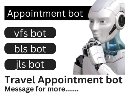 Visa Appointment checker , appointment bot, Appointment booking bot ...