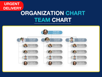 Professional Organizational Chart | Hierarchy | Flowchart |Department ...