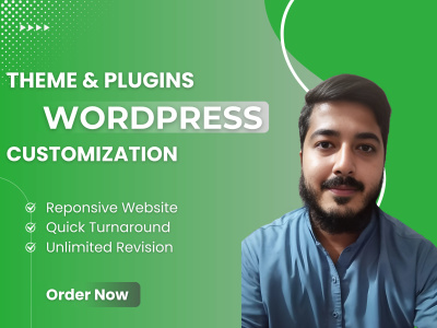 A custom WordPress site or any theme or plugin customization. | Upwork