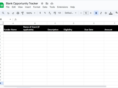 A comprehensive opportunity tracker for your nonprofit! | Upwork