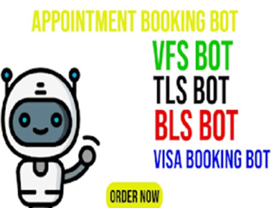 Build a vfs bot vfs appointment bot tls bls vfs booking bot | Upwork