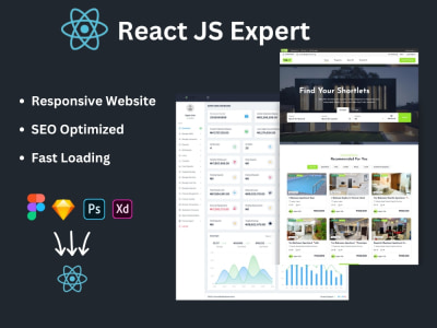 React JS | React Developer | Frontend Developer | Conver Figma to React | Upwork