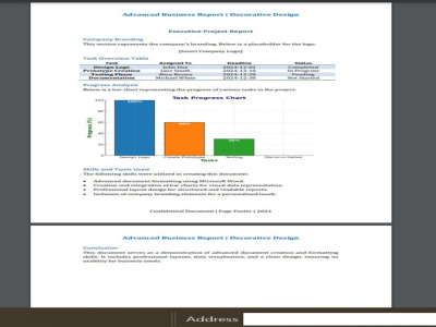 Professional Business Report Design with Data Visualization | Upwork