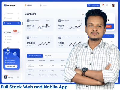 Web and mobile app with reactjs, nextjs and flutter | Upwork