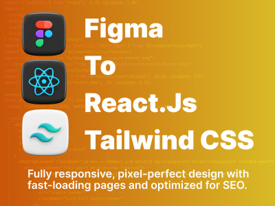 Convert Figma to React & Tailwind CSS | Pixel-Perfect Responsive UI | Upwork