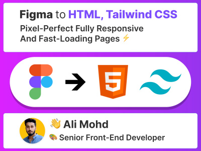 Figma to HTML & Tailwind CSS | Responsive, Fast & SEO-Friendly | Upwork