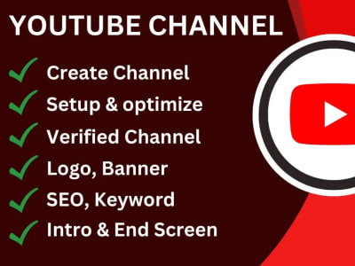 Creation of a full new YouTube channel, setup & promotion plan | Upwork