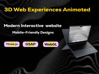 Animated 3D Web Design Mobile-Friendly threejs gsap webgl | Upwork