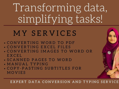 Professional PDF Conversion Services: Accurate File Format Transformations | Upwork