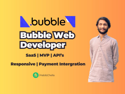 A responsive bubble website, bubble app,bubble io, MVP, Bubble Developer | Upwork