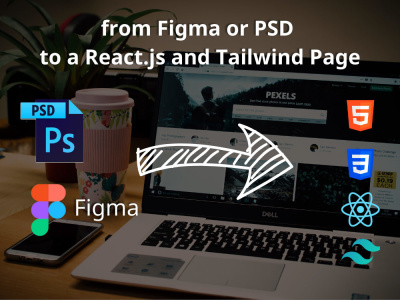 I will convert your Figma to Reac Js and TailwindCSS web page | Upwork