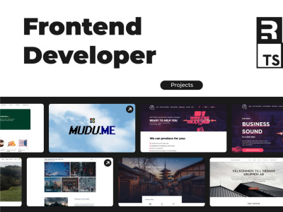 A professional website using react, next, remix | Front end developer ...