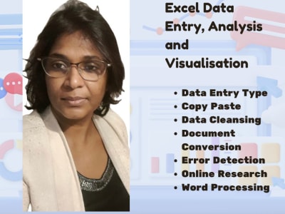 Excel Data Entry, Analysis, and Dashboard Solution | Upwork