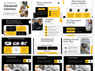 A financial lecture or any lecture presentation using Powerpoint, Canva ...