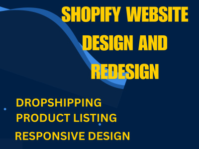 Custom Shopify website, Shopify Design And Redesign | Upwork