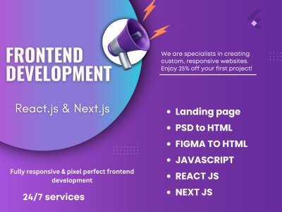 A Front-End Developer | Figma to React.js/Next.js with tailwind.css | Upwork
