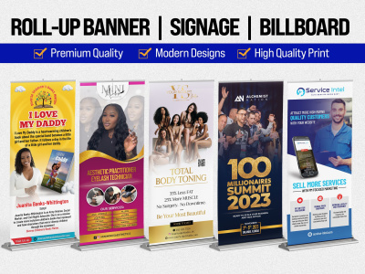 An Impactful Roll-Up banner, Billboard, Signage and Outdoor Banner ...