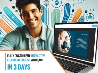 A 10-slide eLearning course with interactivity and a quiz | Upwork