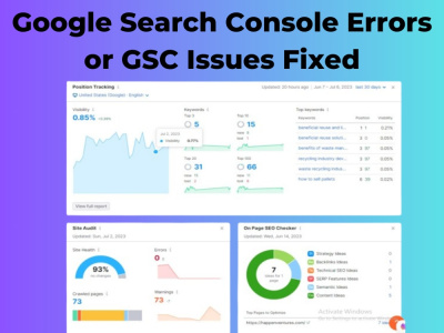 Google Search Console errors or GSC issues Fixed | Upwork