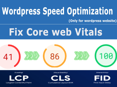 Speed up wordpress speed optimization, fix core web vitals for pagespeed | Upwork