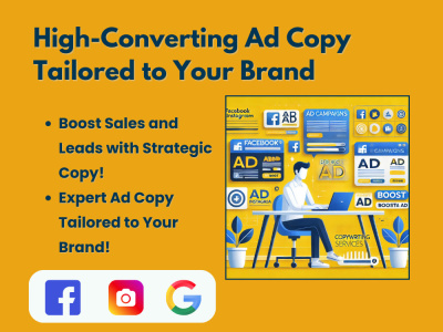 High-Converting Ad Copy for Facebook, Google, or Instagram | Upwork