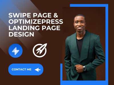 Swipe page landing page, elementor landing page, optimizepress landing ...