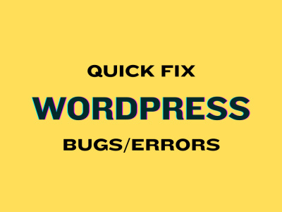 WordPress Bug Quick Fixes, Fix WordPress website issue, Fix WordPress Bugs | Upwork