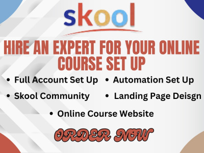 Skool online course, Skool community, skool account setup and ...