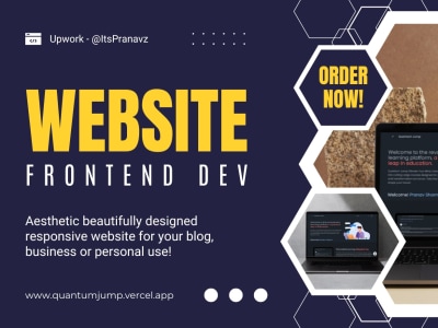 Search engine optimized fully responsive website using reactjs and nextjs | Upwork