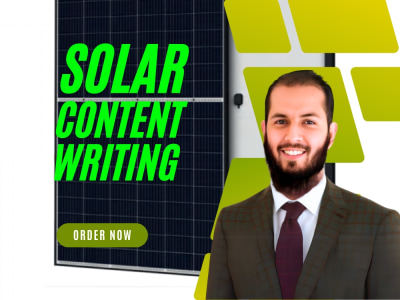 Professional Solar Content Writing | Upwork