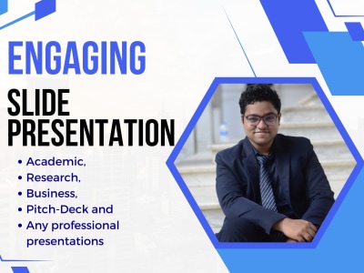 A well designed and structured slide presentation | Upwork