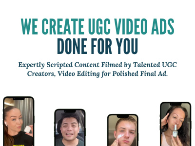 Complete UGC Video Ad Production with Creators | Upwork