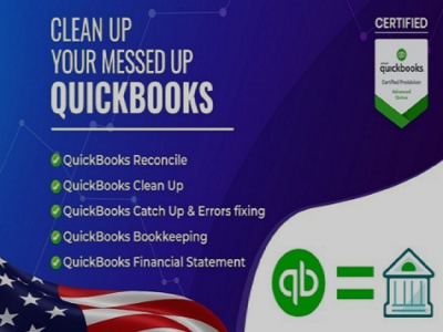 QuickBooks Cleanup, Catchup, QuickBooks online Bookkeeping ...