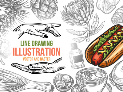 High quality line drawing illustration | Upwork