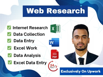 Web Research, Internet Research, Data Entry Services with 100% accuracy ...