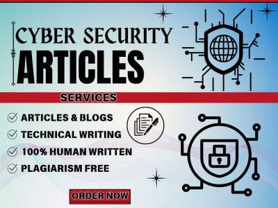 Cyber security articles & Blogs/Technical Writing,Cybersecurity, Technology | Upwork