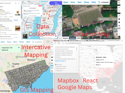 Custom Interactive Maps with Mapbox, Google Maps API, Display data on Map | Upwork